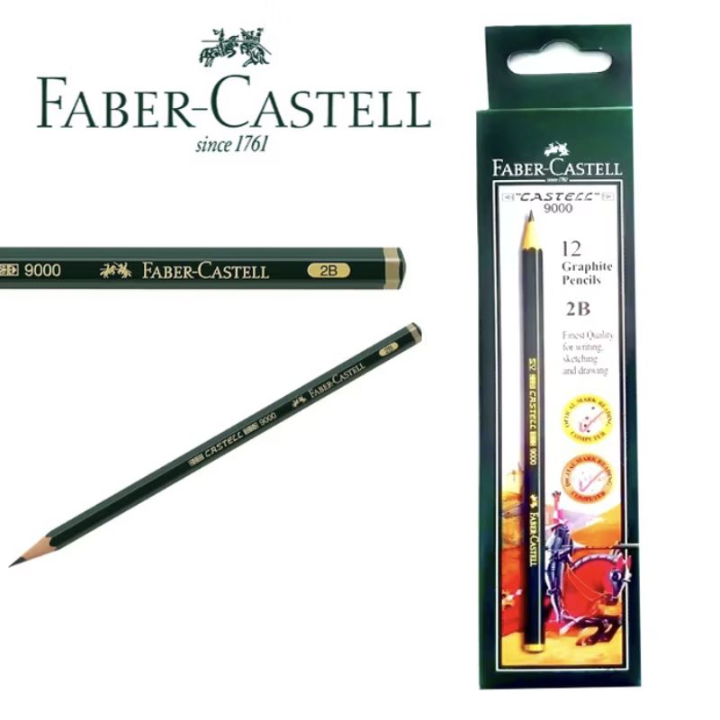 Jual PENSIL 2B FABER CASTELL ASLI ( LUSIN ) | Shopee Indonesia