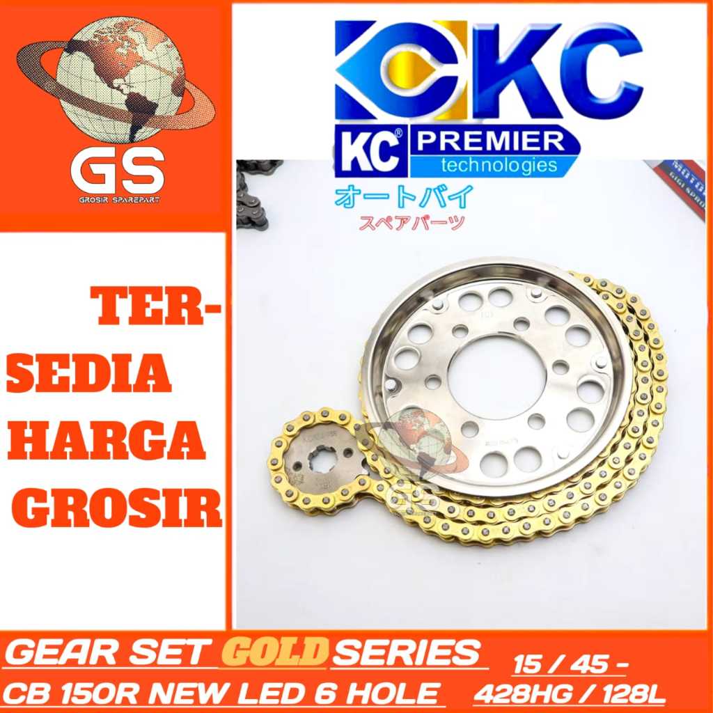 Jual Harga Promo!Gear paket CB150R New Led 6 Hole 15T/45T 428H-128L ...