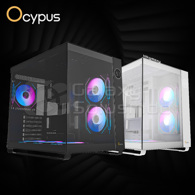 Jual OCYPUS IOTA C70 ARGB ATX Tempered Glass Gaming Case - Black White ...