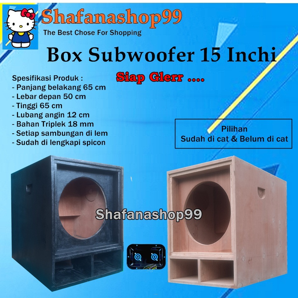 Jual box Speaker Subwoofer 15 inchi+spicon, Box speaker15 inchi+spicon ...