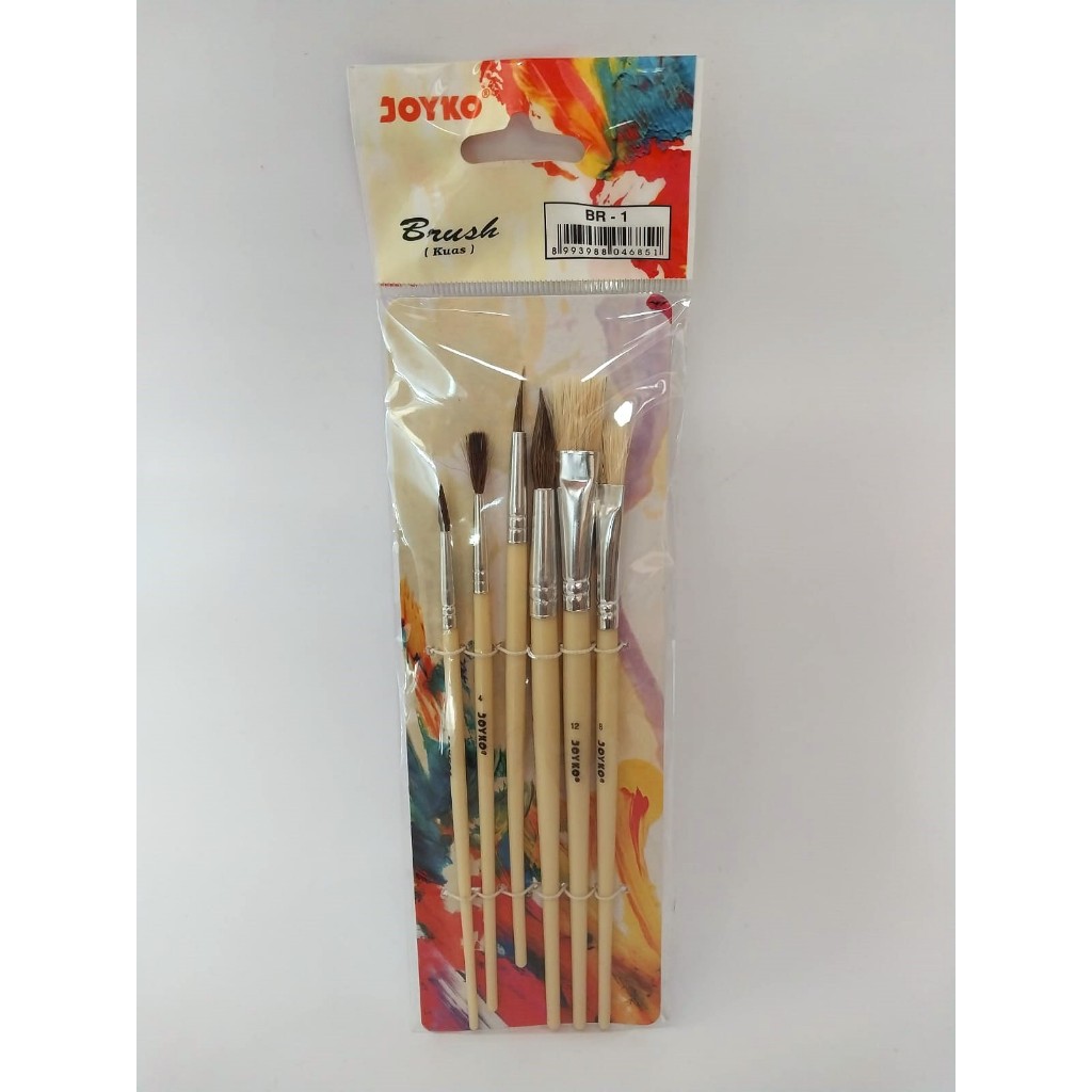 Jual Kuas Lukis 1 set - isi 5 ukuran I Joyko | Shopee Indonesia