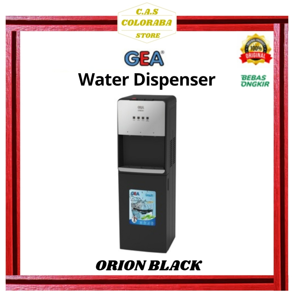 Jual WATER DISPENSER GEA ORION BLACK DISPENSER GEA ORION BLACK | Shopee ...