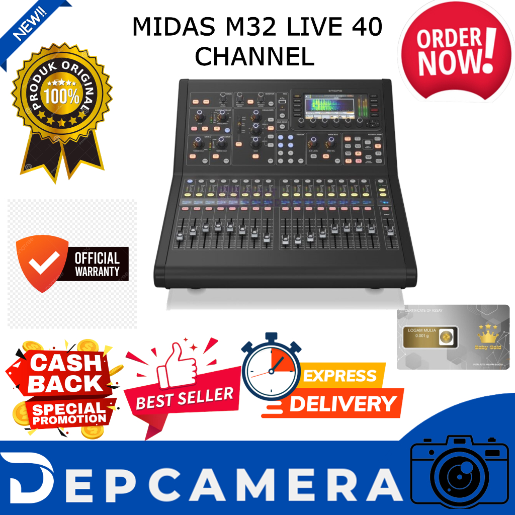 Jual MIDAS M32 LIVE 40 CHANNEL DIGITAL MIXER | Shopee Indonesia