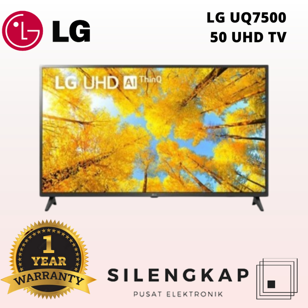 Jual LG 50UQ7500 Smart TV UHD 4K HDR 50 Inch UQ7500 LG WebOS 50UQ7500PSF | Shopee Indonesia