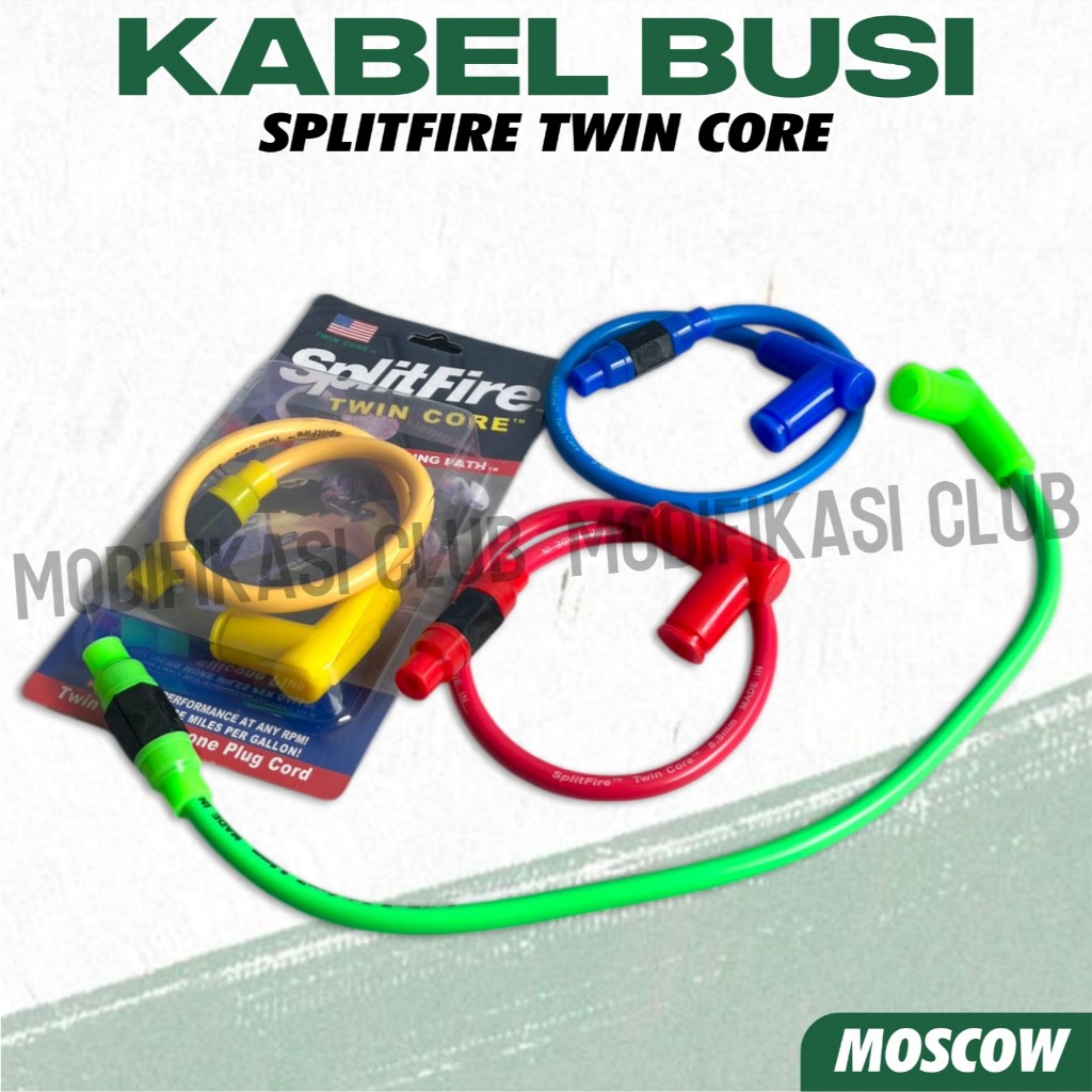 Jual Kabel Busi / Kabel Splitfire Twin Core 8.8mm Universal Motor Kabel ...