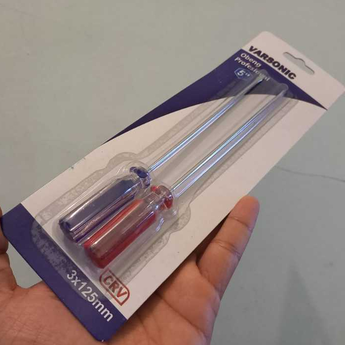 Jual Obeng Kecil Panjang 1 Set ( + ) dan ( - ) Obeng Set Isi 5 Inch 5 ...