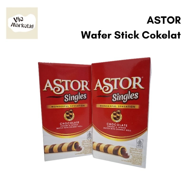 Jual ASTOR Wafer Roll Stick Chocolate | Shopee Indonesia