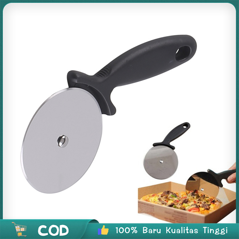 Jual Pisau Potong Pizza Pisau Pemotong Pizza Stainless Pizza Cutter ...
