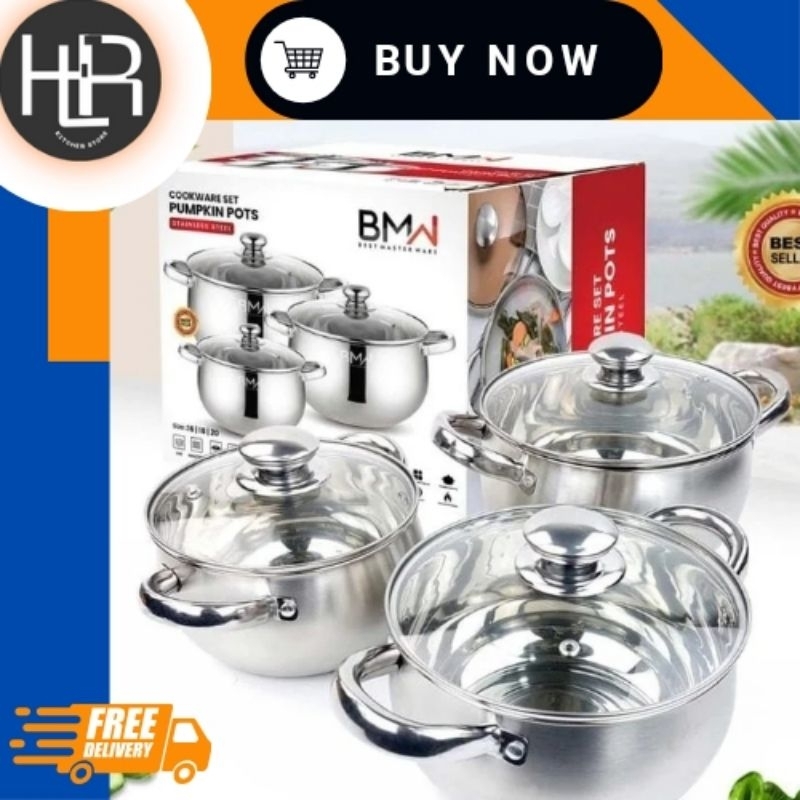 Jual PANCI SET LABU COOKWARE PUMPKIN SET BMW SIZE 20CM 18CM 16CM ...