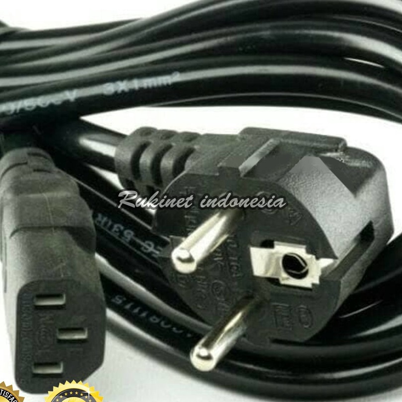 Jual KP8 Kabel Power PSU PC 3x75mm Tebal Full Tembaga | Shopee Indonesia