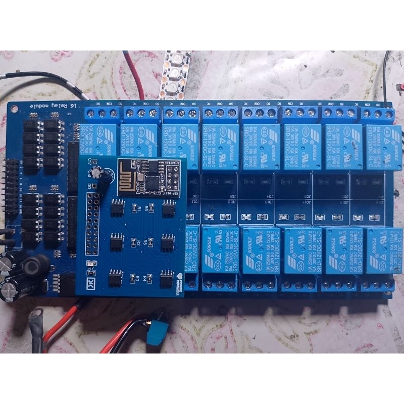 Jual MODUL MATRIX 16 CHANNEL (DRIVER RELAY 16 CHANNEL) | Shopee Indonesia
