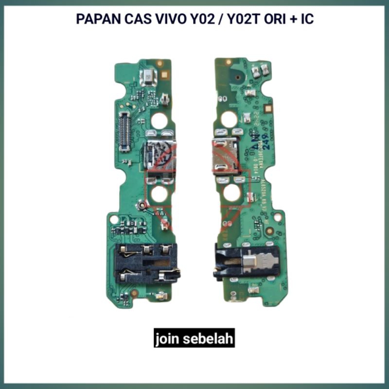Jual PAPAN CAS VIVO Y02 / Y02T ORI PLUS IC PCB KONEKTOR CHARGER VIVO ...