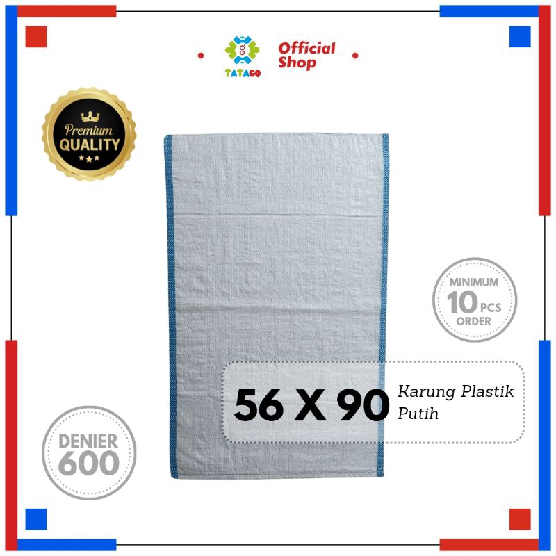 Jual Karung Plastik 56 x 90 Putih | Karung Beras 50 Kg | Karung Putih ...