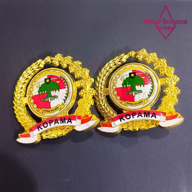 Jual Pin Bros Kopama Koperasi Pegawai Pertamina Pin Logo KOPAMA Padi ...
