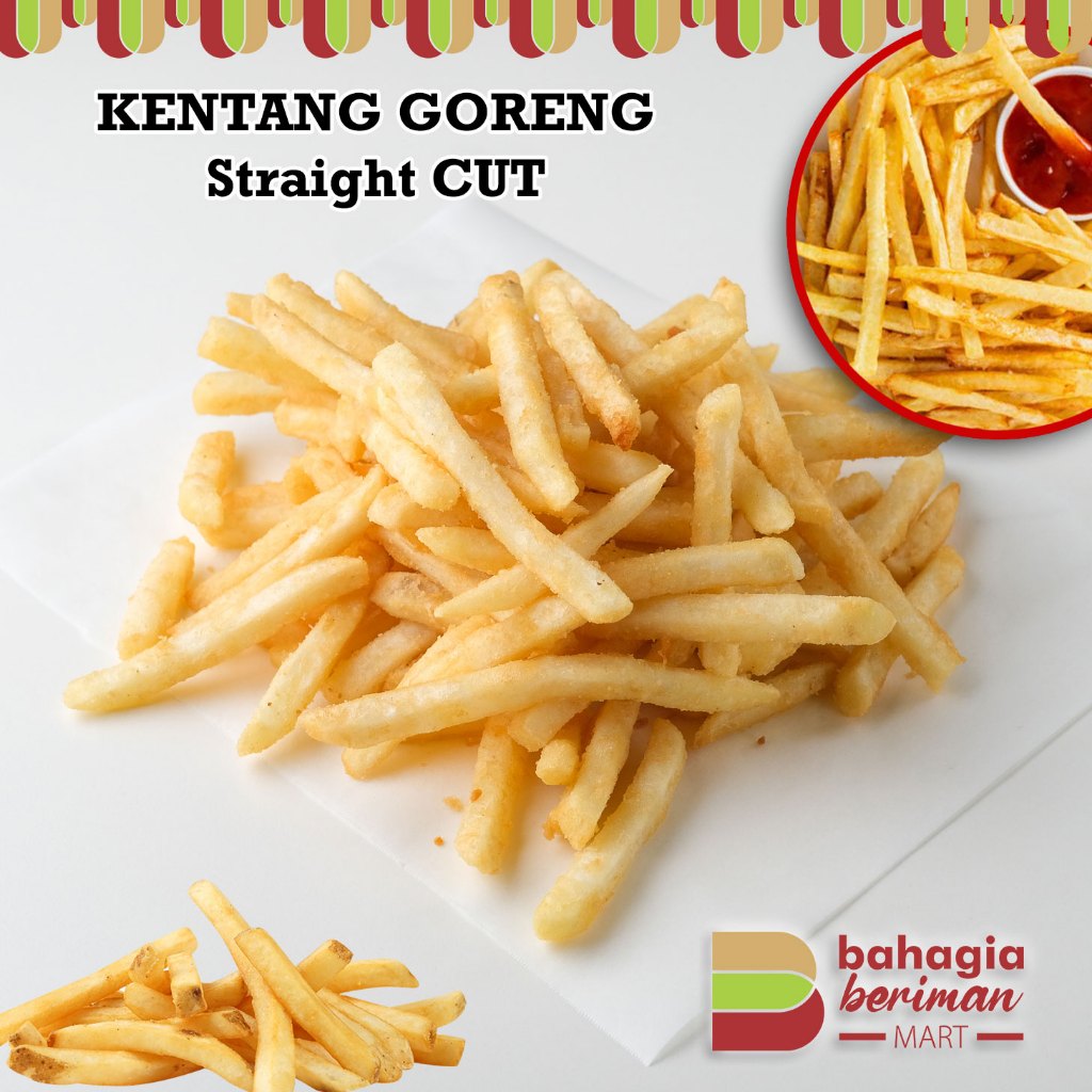 Jual Kentang Goreng Straight Cut - French Fries Renyah | Shopee Indonesia