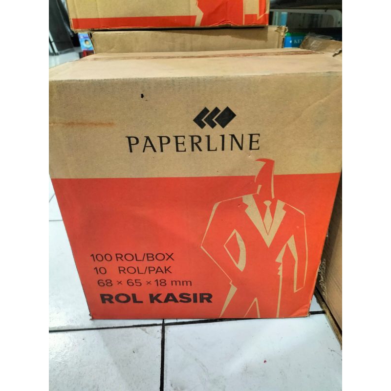 Jual Paperline Kertas Kasir / Telstruk / Paper Roll TS 68 x 65 x 18mm ...