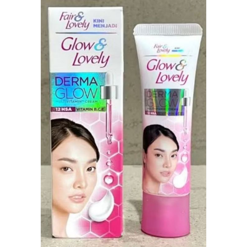 Jual glow & lovely multivitamin cream-krim wajah dermaglow 46g | Shopee ...