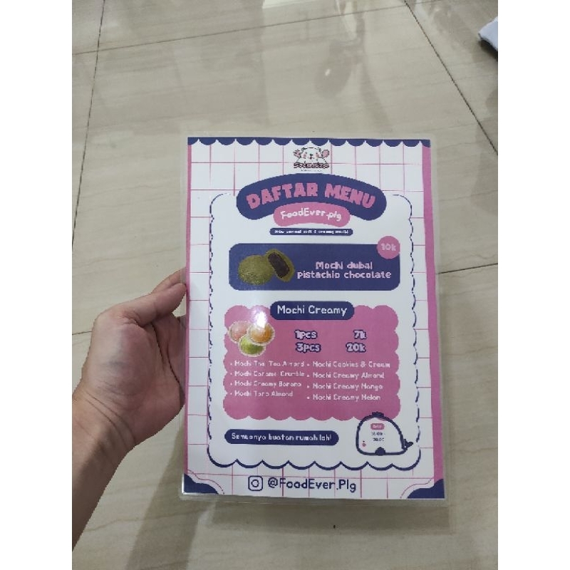 Jual Cetak Daftar Menu / Harga / Makanan / Minuman / List | Shopee ...