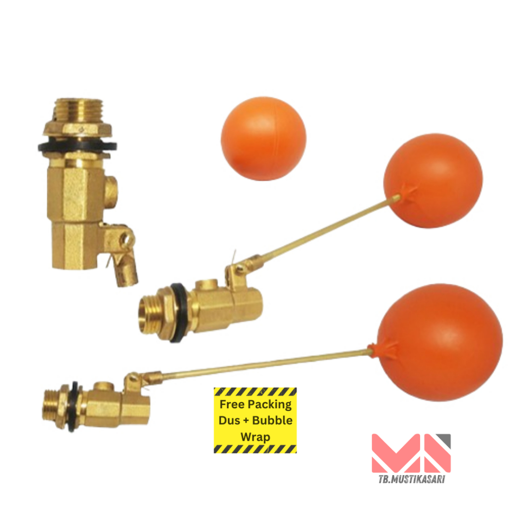 Jual Pelampung Bola Tangki Air Anti Karat Kuningan HSJ Drat 1/2" dan 3/ ...