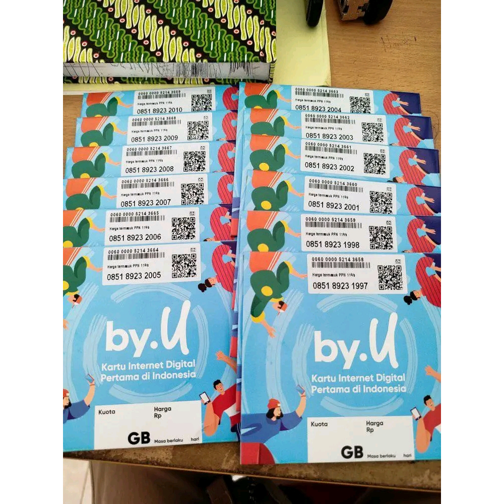 Jual promo kartu perdana byu 3gb 30 hari (siap pakai) | Shopee Indonesia