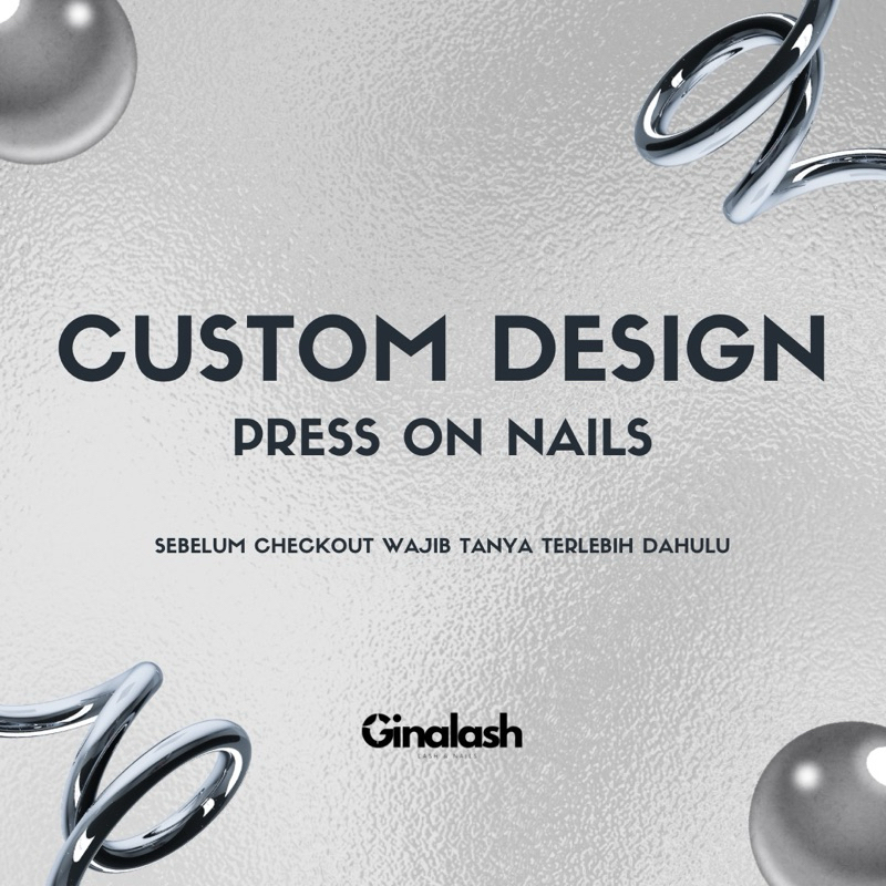 Jual CUSTOM DESIGN PRESS ON NAILS | Shopee Indonesia