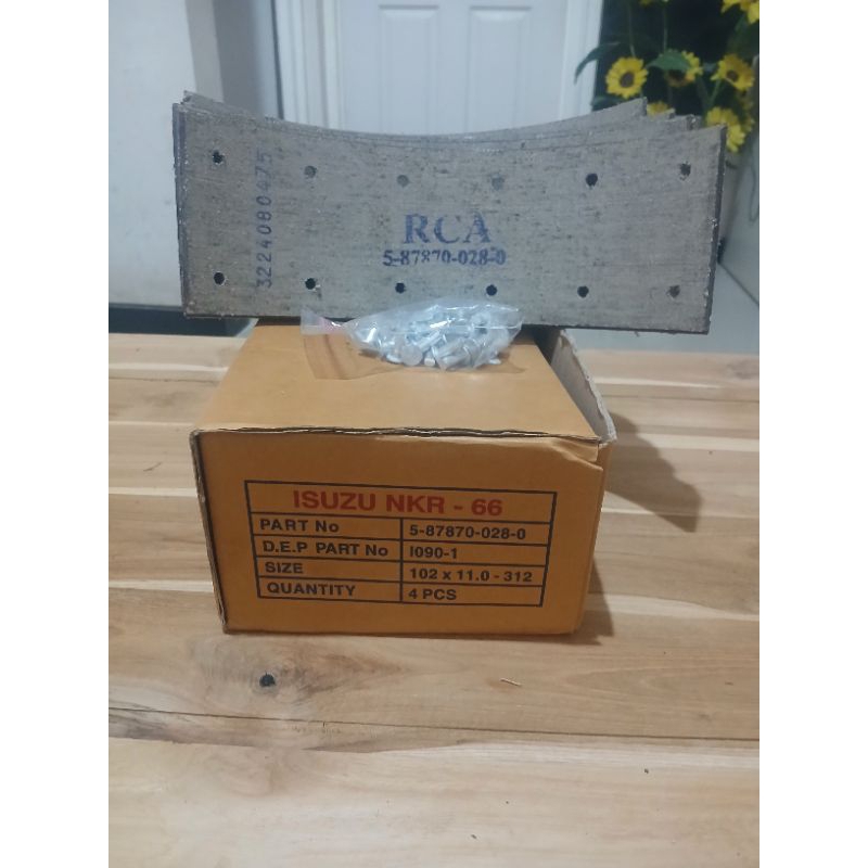 Jual kampas rem elf nkr71,nmr 71,nkr66 + paku [Rca asli ori] | Shopee ...