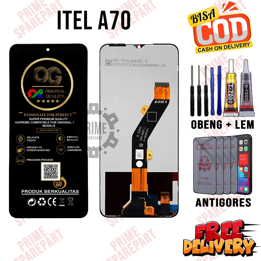 Jual Lcd ITEL A70 Original Oem Lcd Touchscreen ITEL A70 Fullset ...