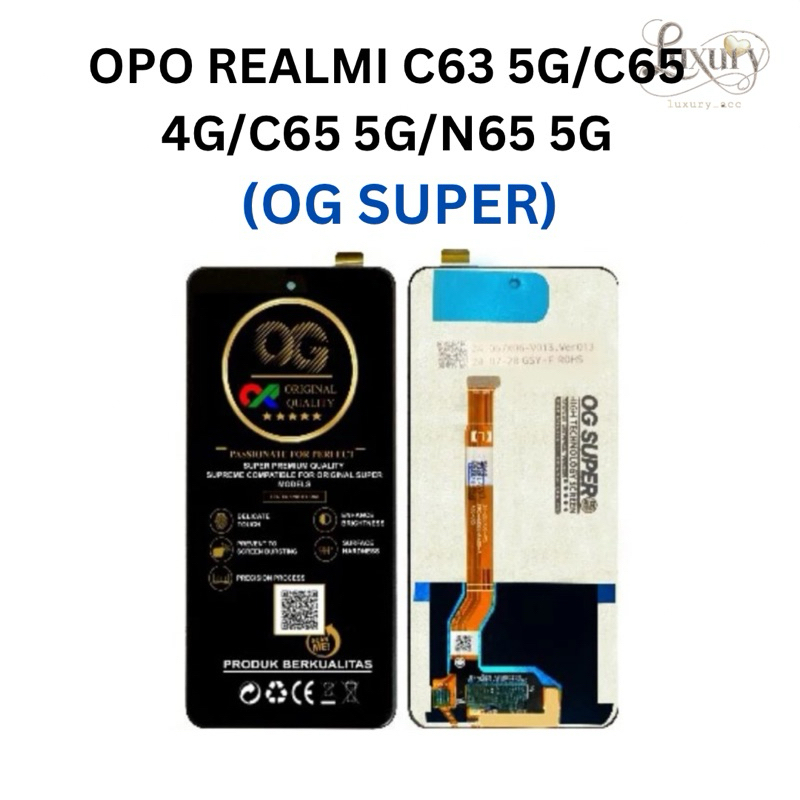 Jual Lcd Touchscreen Oppo Realme C63 5G/ C65 4G/ C65 5G/ N65 5G Original Fullset (OG SUPER) Free ...