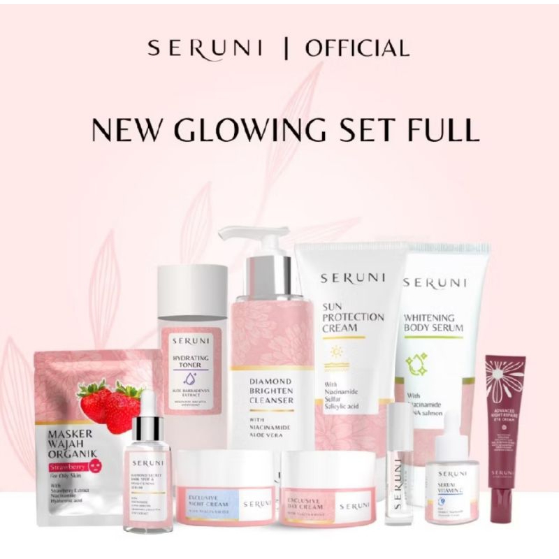 Jual SERUNI SKINCARE OFFICIAL Store GLOWING SERIES BPOM ORI | Shopee ...