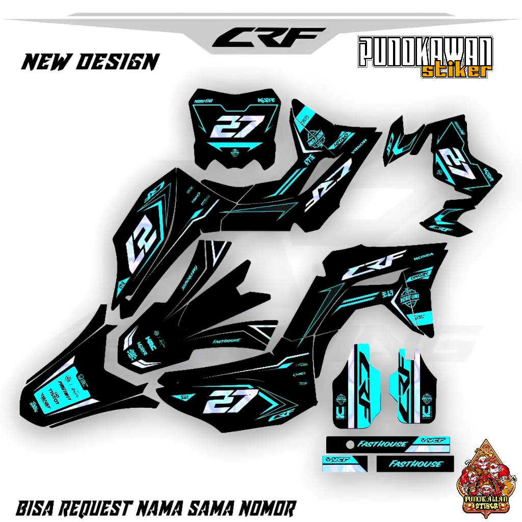 Jual Decal Stiker CRF 150 L Full Body kombinasi PREMIUM - Sticker Decal Honda CRF 150 L Full ...