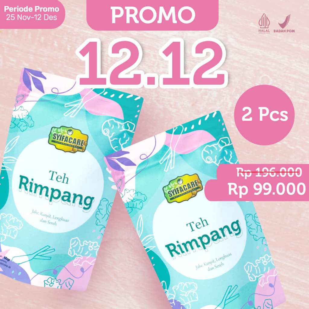 Jual Paket 2 Pcs | Teh Rimpang Syifacare | Minuman Rempah ala JSR ...