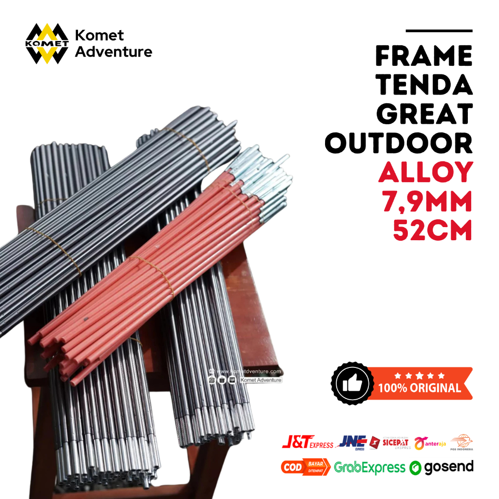 Jual Frame Tenda Great Outdoor Alloy 7,9mm 52cm | Shopee Indonesia