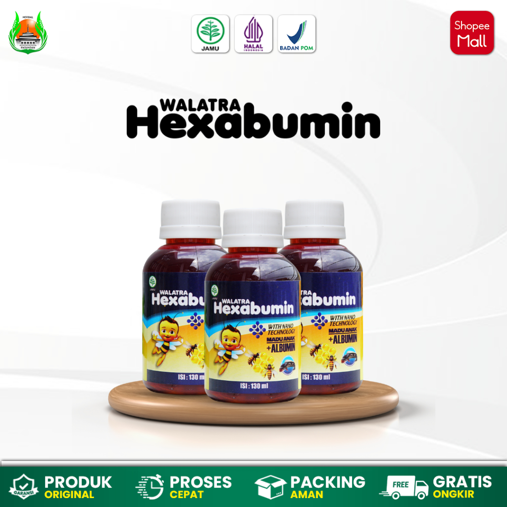 Jual Herbal Pasundan - 3 Botol Madu Anak Hexabumin | Shopee Indonesia