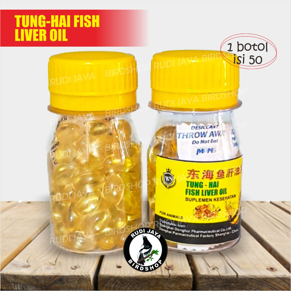 Jual MINYAK IKAN TUNG-HAI 1 BOTOL ISI 50 KAPSUL TUNG HAI VITAMIN ...