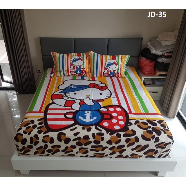 Jual SALE 1 set sprei dan bed cover bahan katun jepang reactive kode JD ...