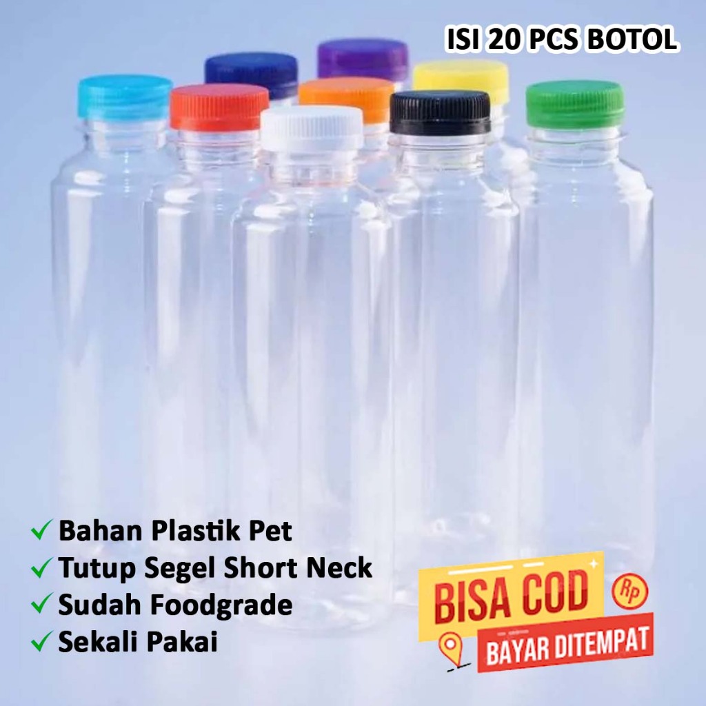 Jual ISI 20 PCS COD Termurah Botol Almond 250ml - Bahan Pet Botol ...