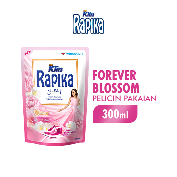 Jual Rapika Pewangi Pakaian Merah Forever Blossom Pouch 300ml | Shopee ...
