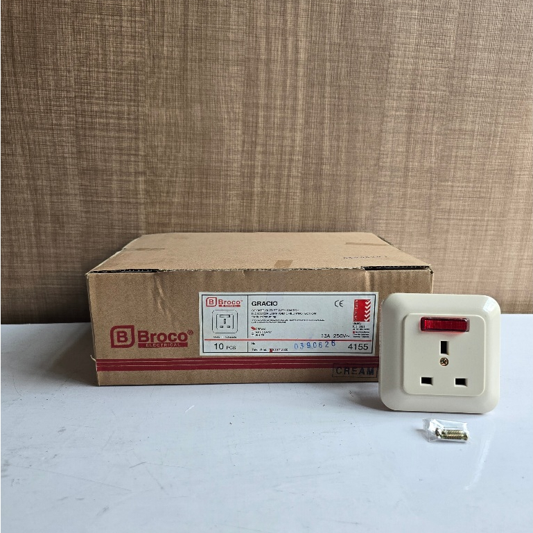 Jual Broco Gracio Socket Outlet Stop AC Switch Lampu dan Child ...