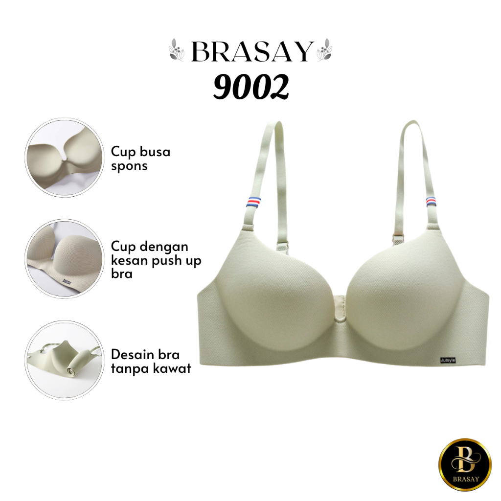 Jual Brasay Bra Wanita Push Up Style Seamless Bh Busa Halfcup Pakaian ...