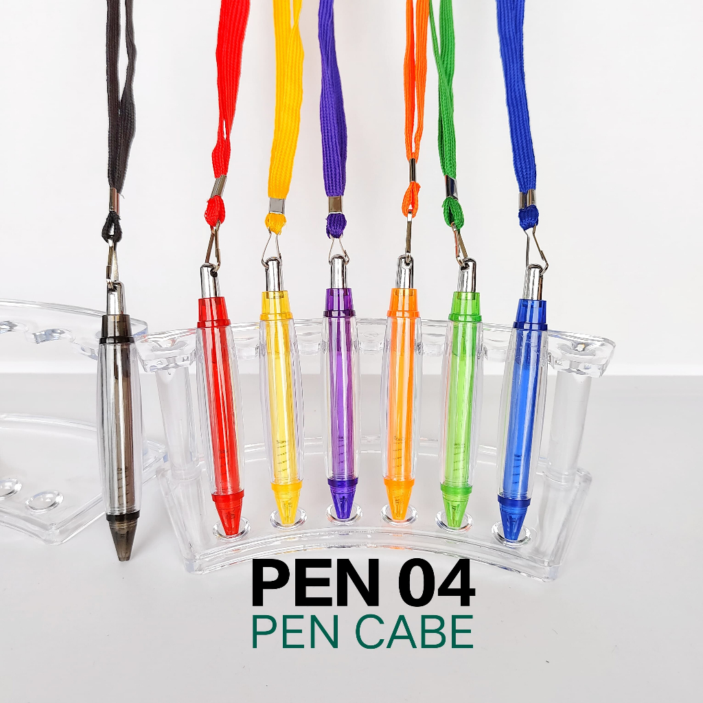 Jual Pen 04 / Pulpen Cabe Tali Promosi / Ballpoint Cabe Tali Souvenir ...