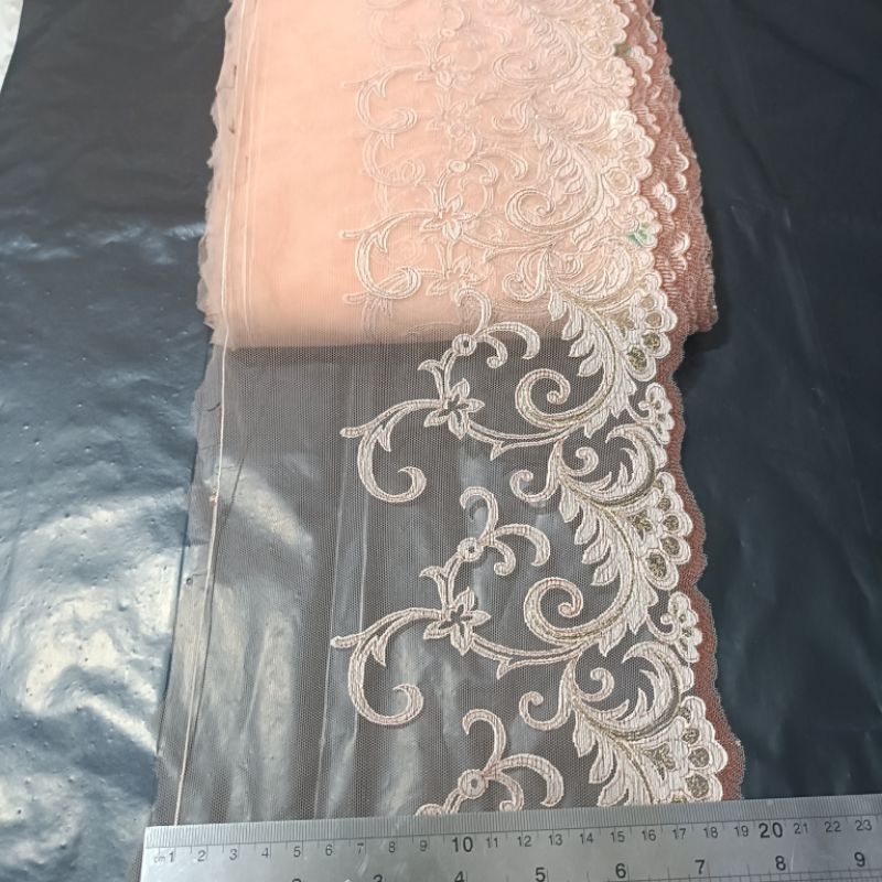 Jual renda tile gradasi meteran | Shopee Indonesia