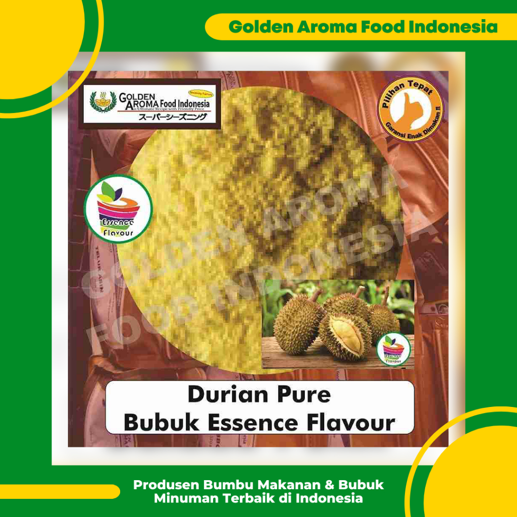 Jual Bubuk Durian Pure Efe 1/2 Kg Essen Flavor Ekstrak Kingfruit Murni ...