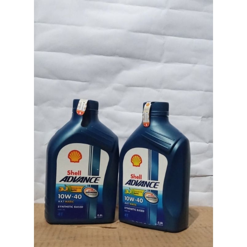 Jual Oli Motor Shell Advance AX7 Matic Synthetic Based 10W-40 0,8L ...