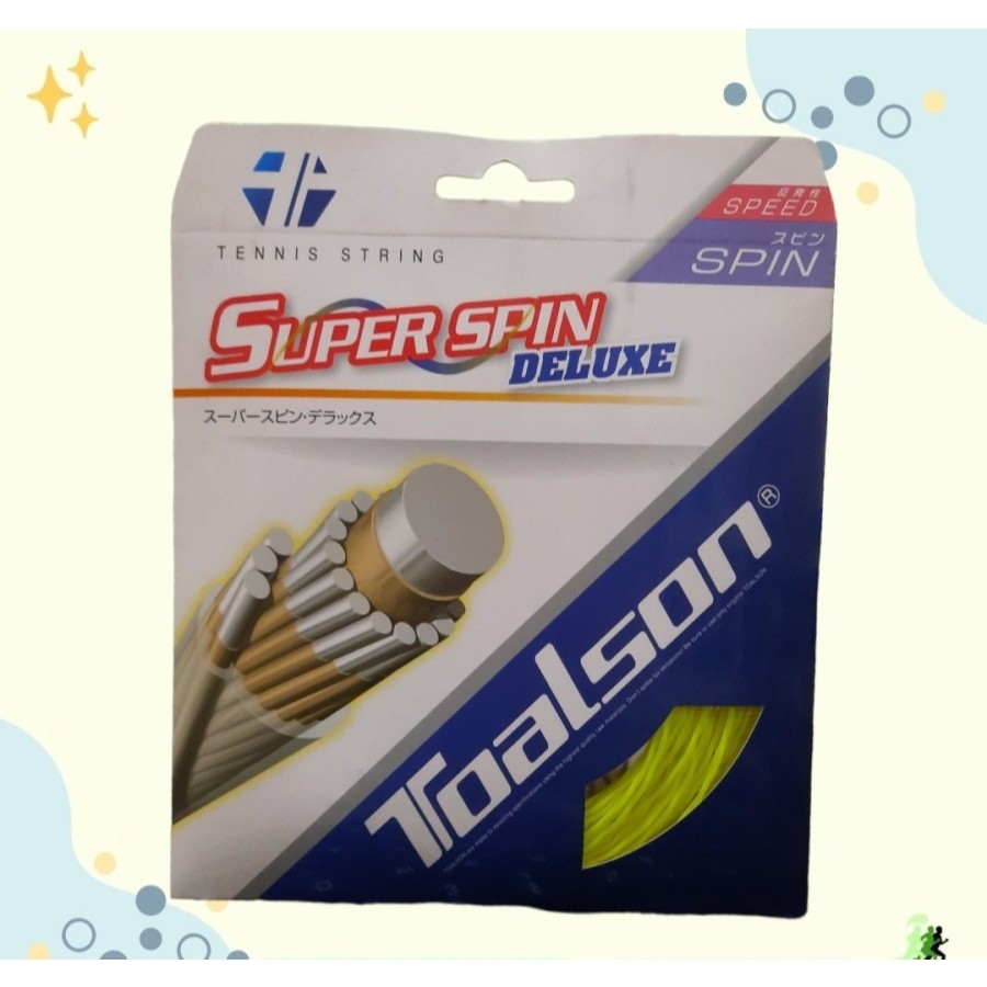 Jual Senar Raket Tenis Lapangan Toalson Super Spin Deluxe | Shopee ...