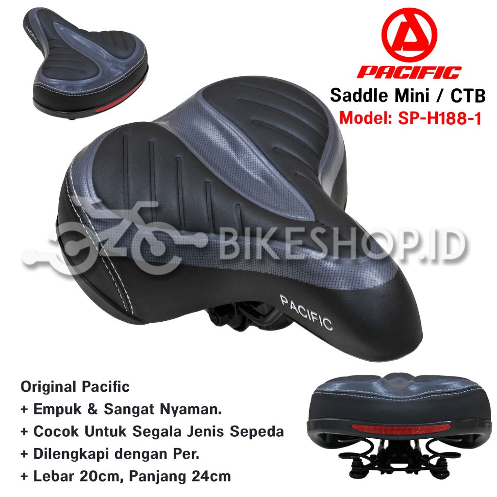 Jual Jok Saddle Boxer Lebar Empuk Hitam Mini Pacific PER Mata Kucing ...
