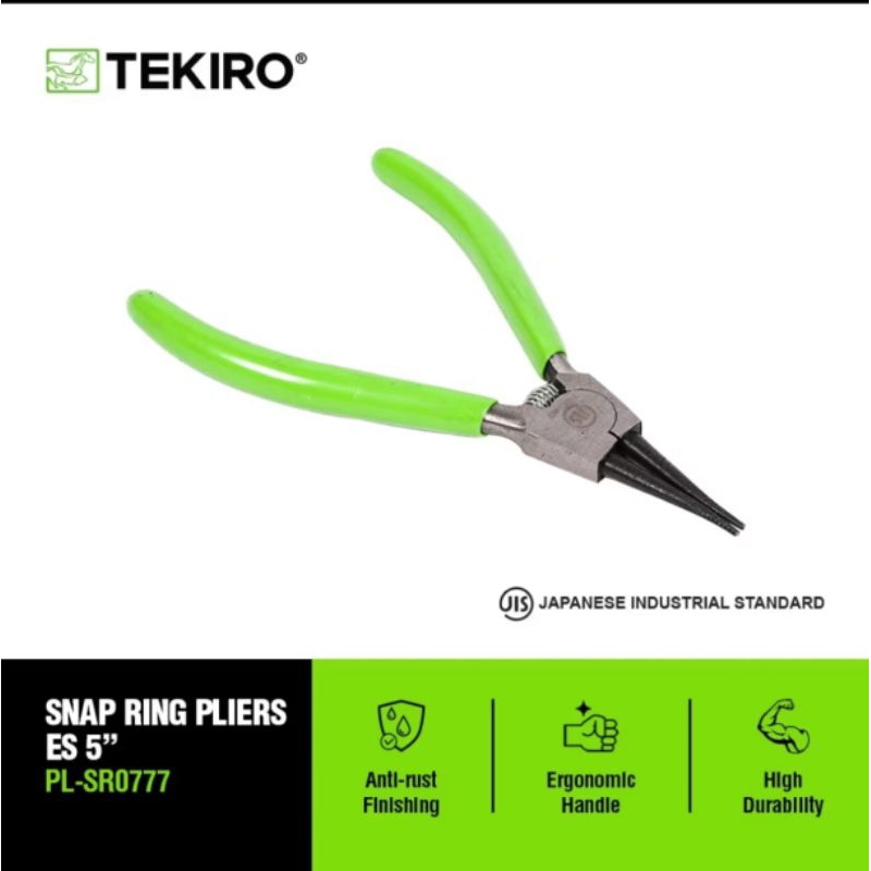 Jual TEKIRO tang circlip 5 INCH LURUS BUKA (ES) snap ring pliers 5inch ...