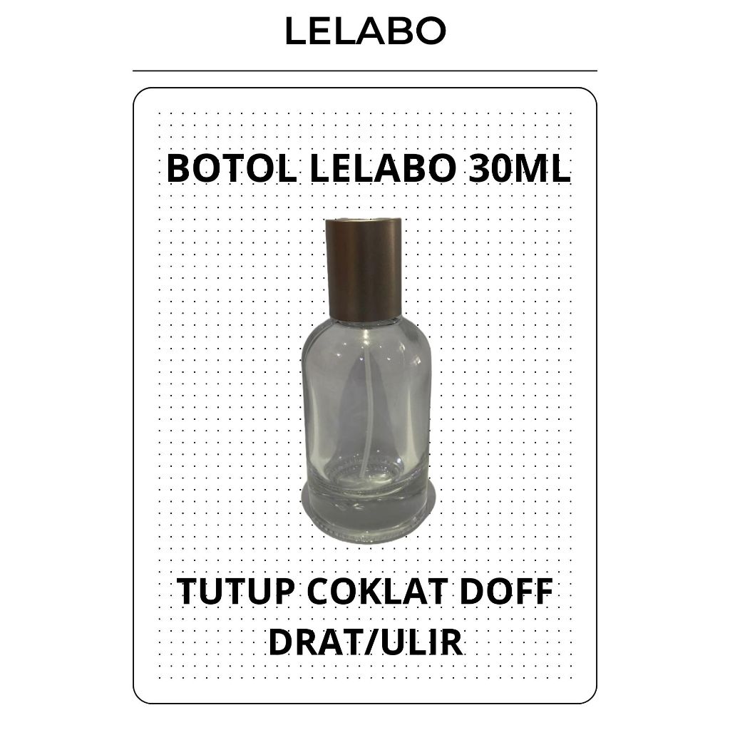 Jual BOTOL PARFUM LELABO 30ML DRAT/ULIR (TUTUP COKLAT DOFF) | Shopee ...