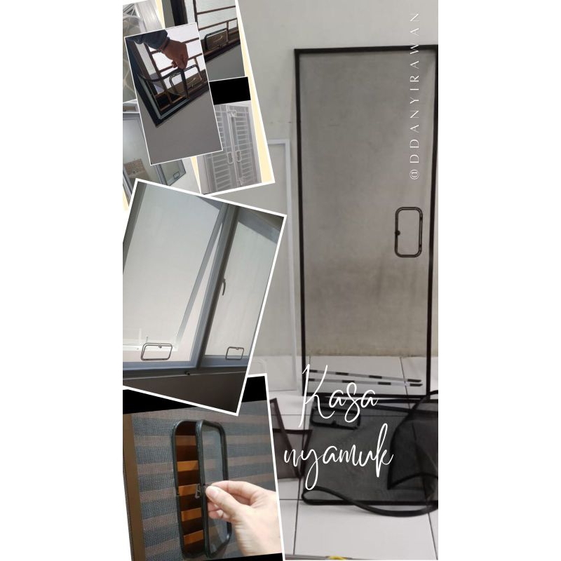 Jual kawat nyamuk jendela dan pintu + lubang tangan/sp | Shopee Indonesia