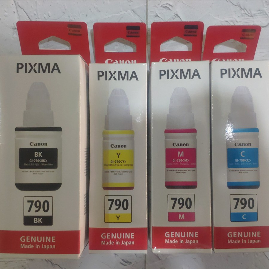 Jual Tinta 790 Canon Sett Original Resmi Datascript ( 4 Warna ...