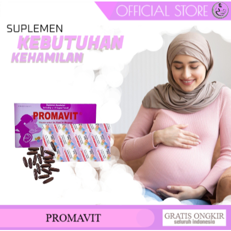 Jual PROMAVIT VITAMIN IBU HAMIL & MENYUSUI 1 STRIP ISI 10 KAPSUL ...
